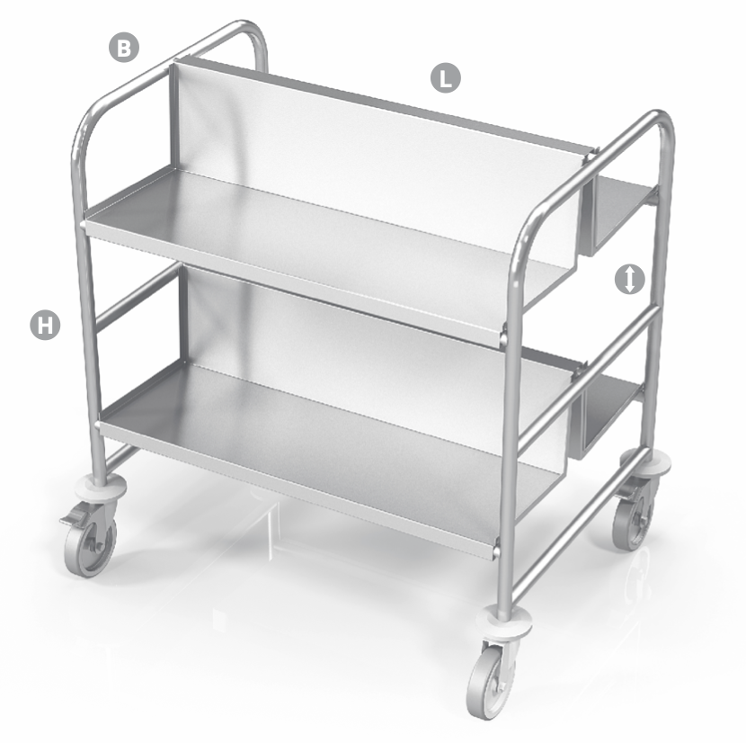 TROLLEY FOR PLATES | Steelior